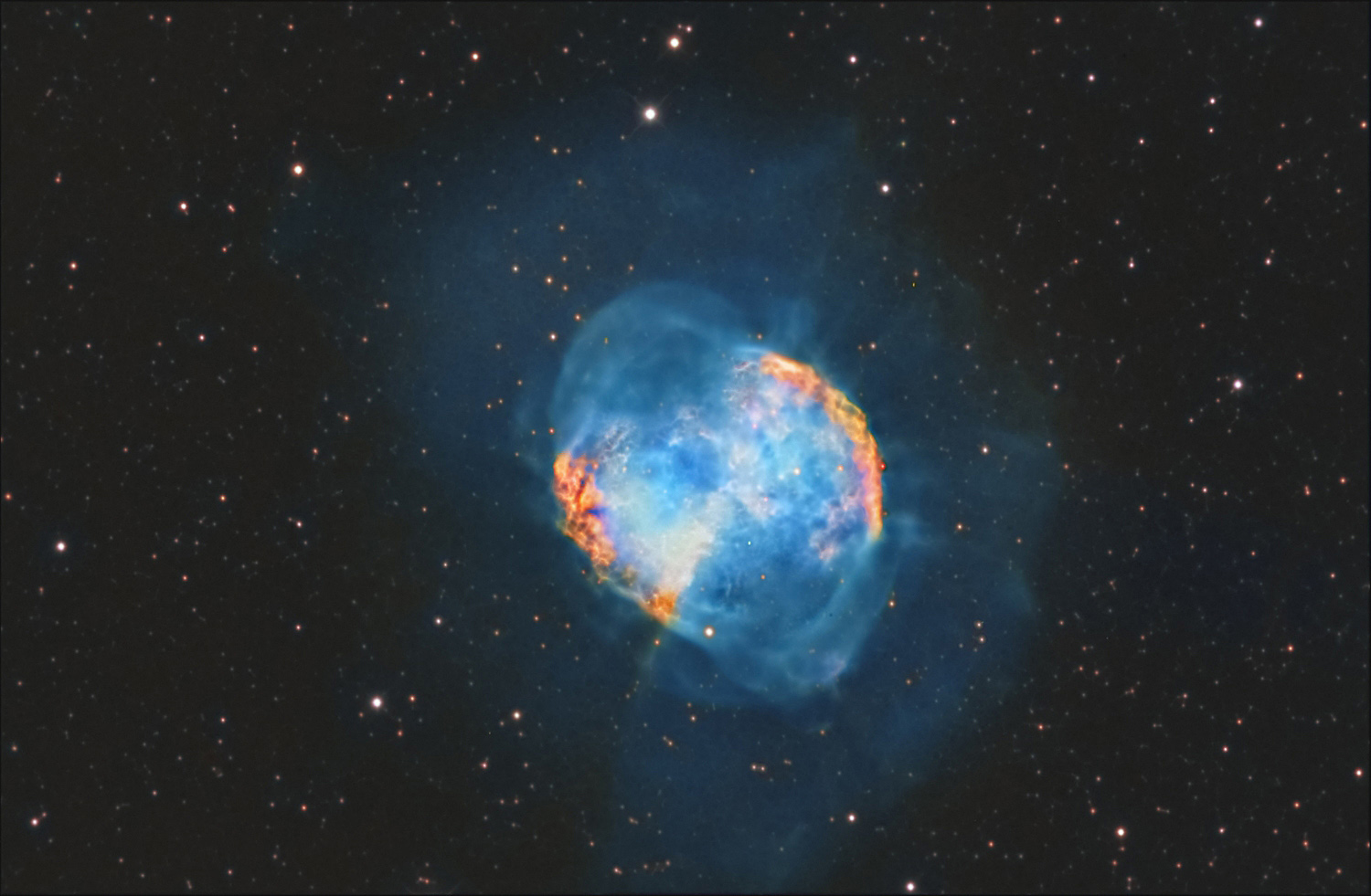 M27 in hubble palette - IceInSpace