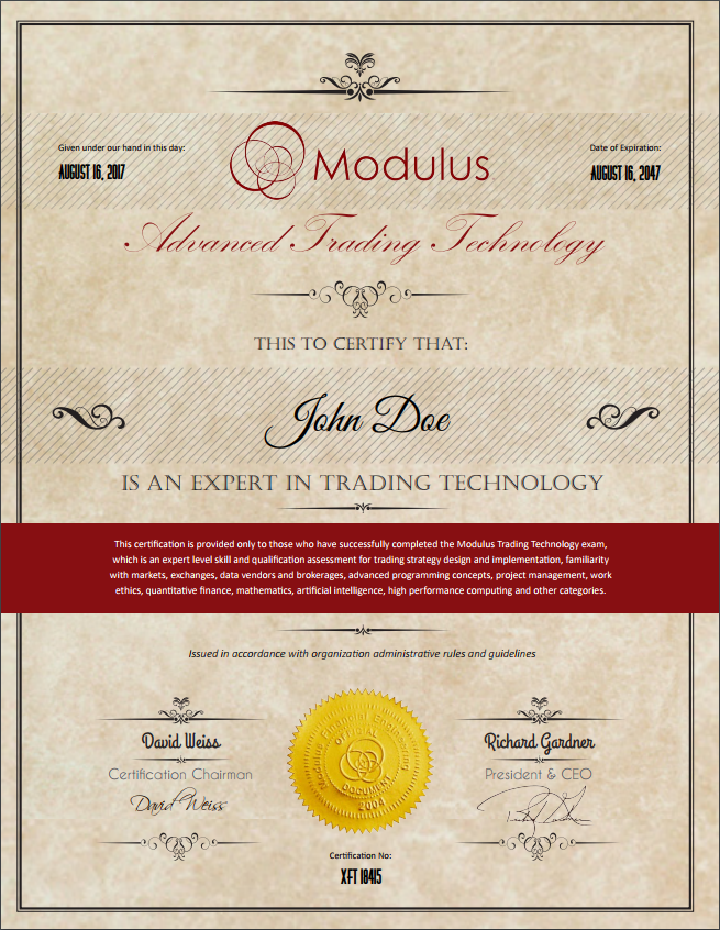 Modulus: Venture Capital for Financial Technology