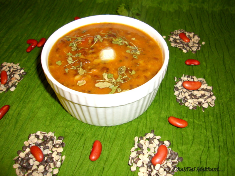 Sailaja Kitchen...A site for all food lovers!: Dal Makhani / Dhal ...