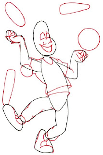 Cartoon Pictures: How to Draw a Cartoon Juggler