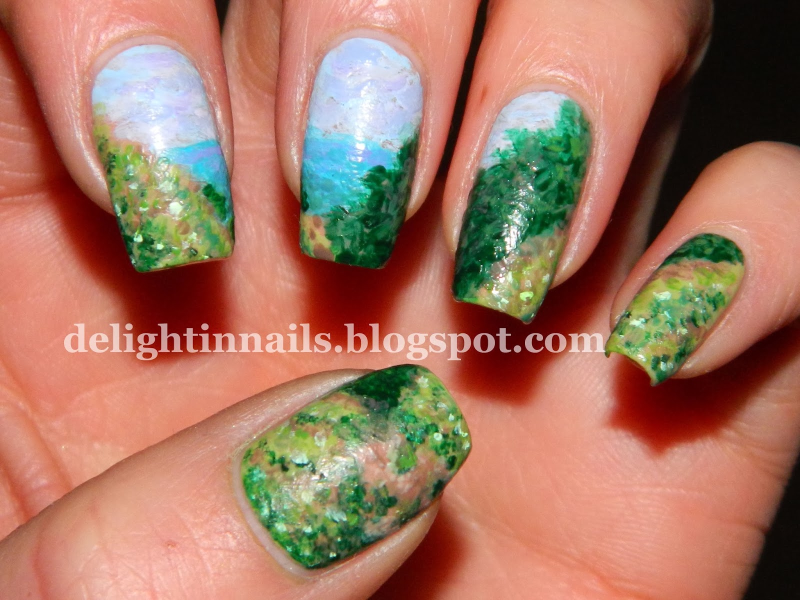 Delight In Nails: Nail-Art-A-Go-Go Day 23 - Oils