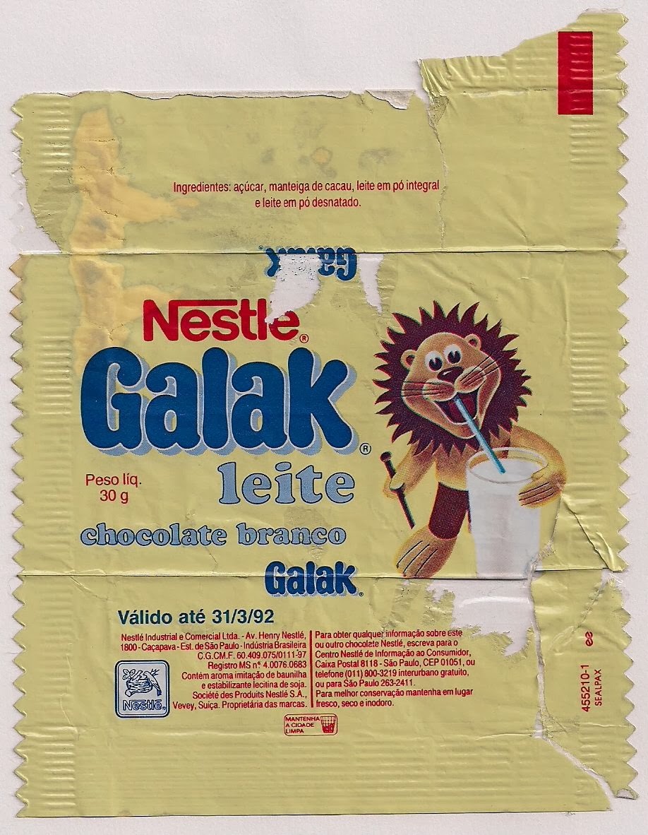 Nestlé Chocolate Wrappers!: Galak 30g