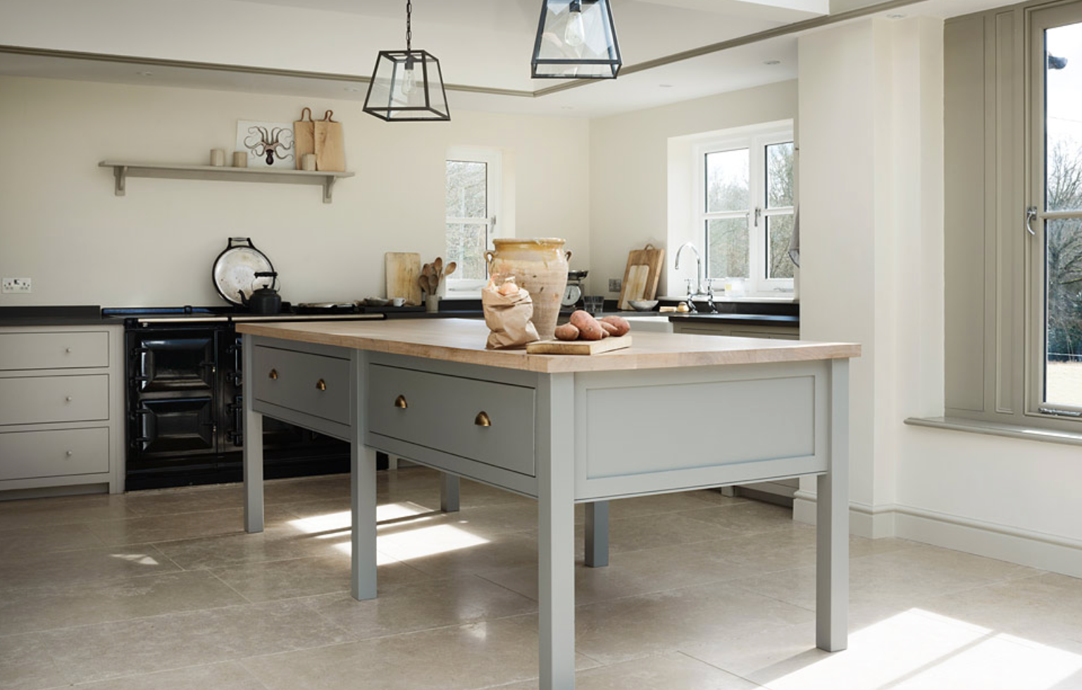 The Polished Pebble: The Kitchen Considered: The English Scullery ...