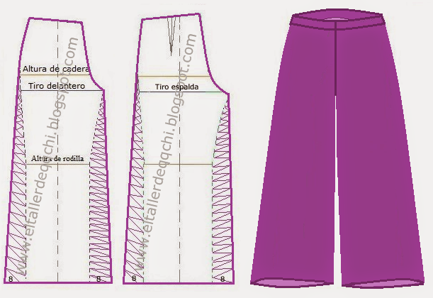 Como Se Hace Un Molde Para Pantalon De Damas