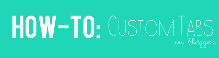 RyleeBlakeDesign: custom tabs