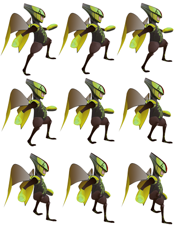 one percent talent: Blob Game (Character Sprite Sheet 2)