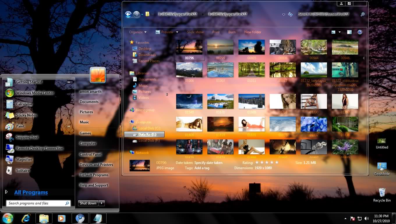 Glass Theme for Windows 7 ~ How is That