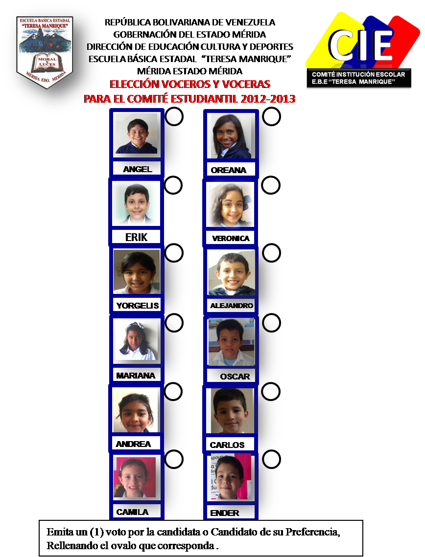 NUESTRO COMITÉ ESTUDIANTIL ESTADAL