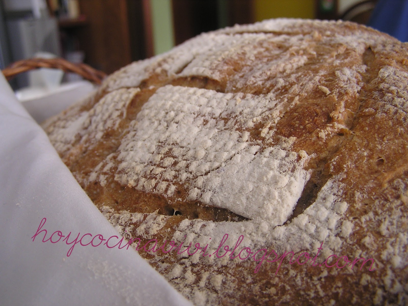 Hoy cocina Vivi: Pan de Levain de Campagne