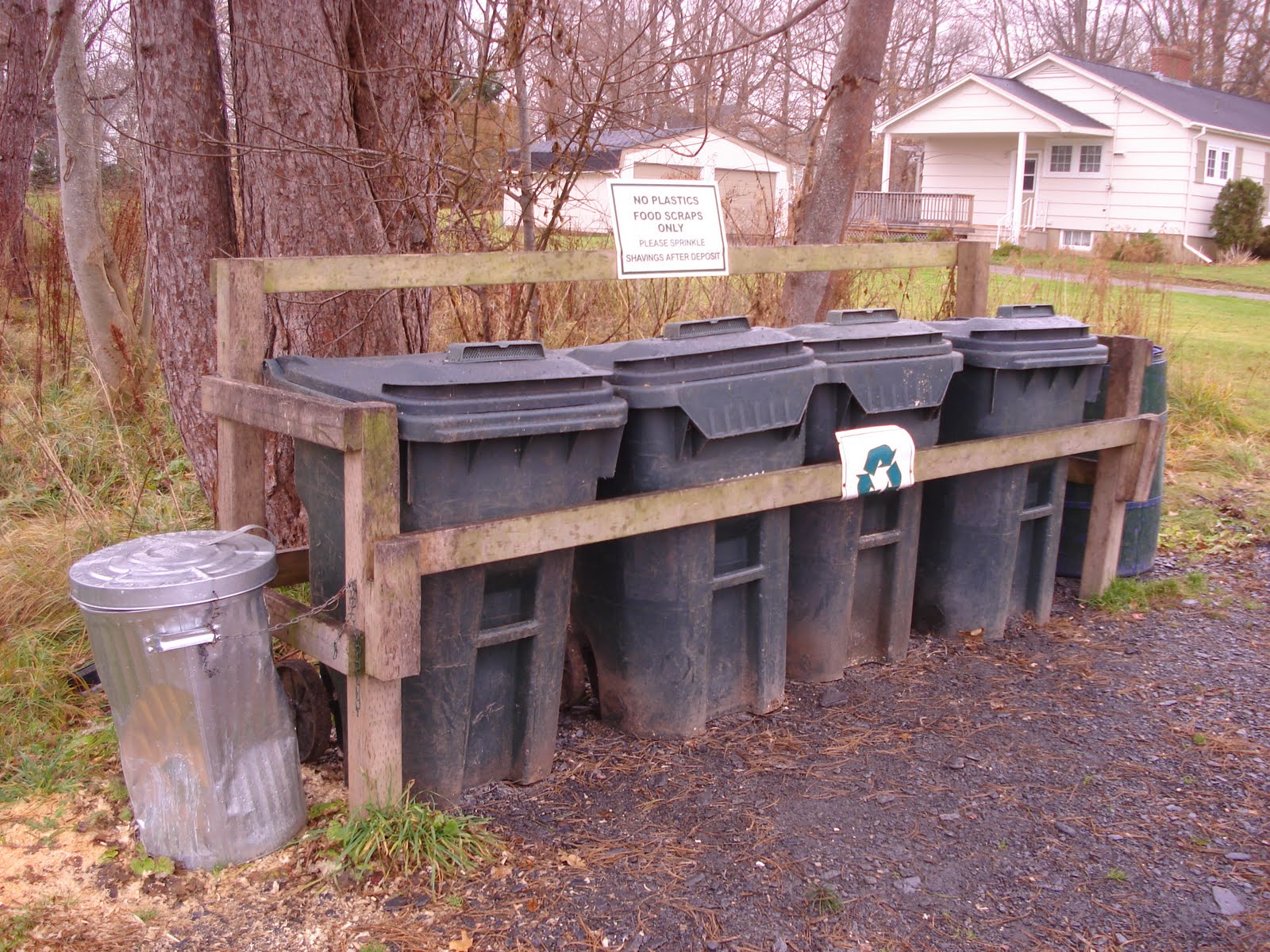 The world through a trash receptacle: A tribute to compost bins