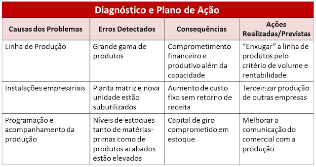 Exemplo de Diagnóstico Organizacional e Plano de Ação - Universo ...