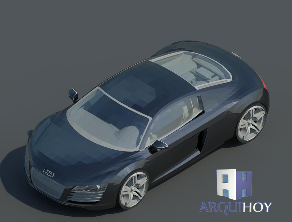 Automovil Audi R8 (RFA) | ArquiHoy-Revit