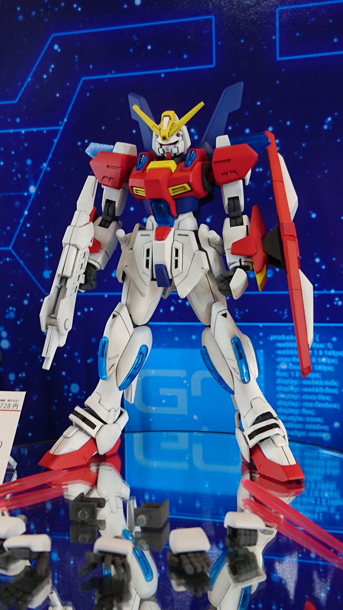 HGBF 1/144 Star Burning Gundam Exhibited at 56th Shizuoka Hobby Show ...