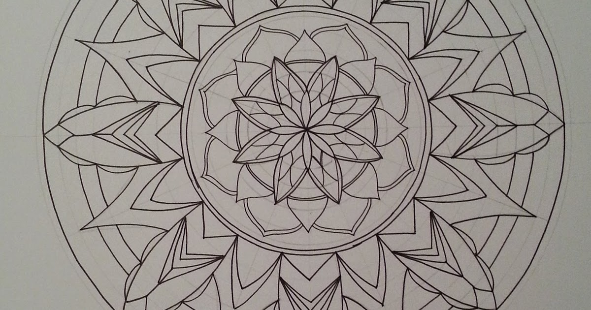 Judy's Zentangle Creations: Mandala Mania 1
