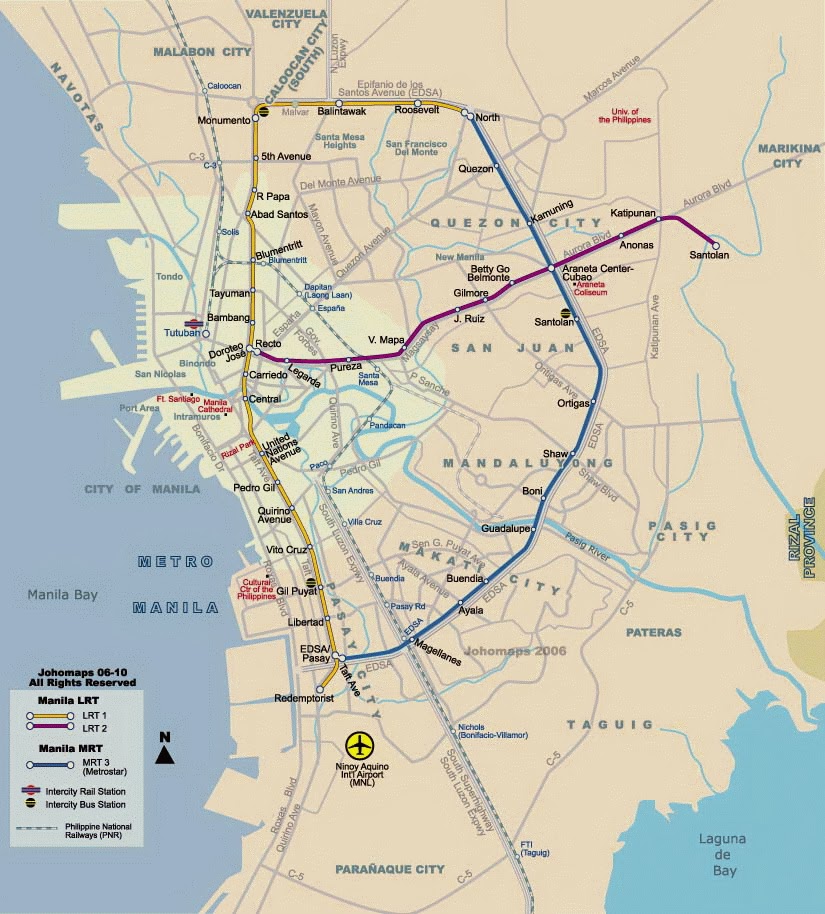 Travel to The Philippine: The Metro Rail Transit (MRT)
