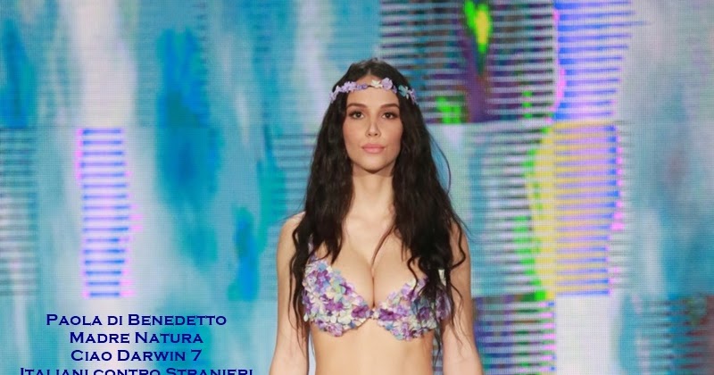 Una Madre Natura italiana a Ciao Darwin 7: Paola Di Benedetto