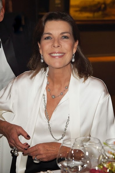 Princess Caroline of Monaco attends a benefit in the Rijksmuseum