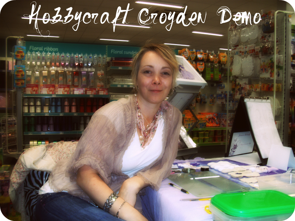 Tracey-anne's Blog: Demonstration at Hobbycraft Croydon UK
