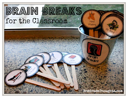 NEW: Brain Breaks for the Classroom | 3rd Grade Thoughts