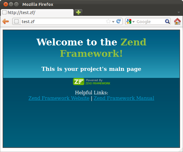 Crear un Virtual Host para Zend Framework en Ubuntu