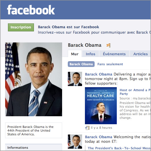 Barack Obama Facebook - sehtuyrew