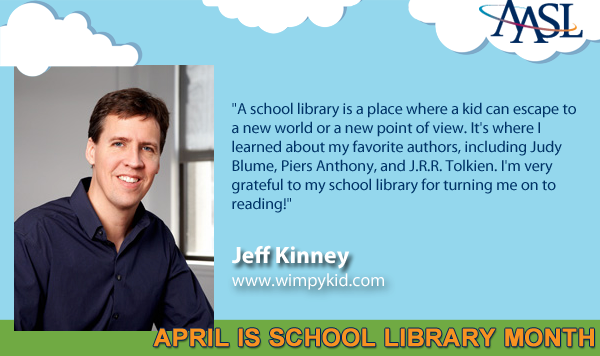 Garden City Library Goings-On: School Library Month Love from Jeff Kinney