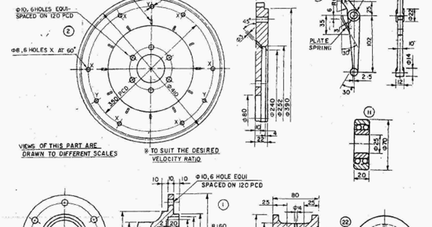 Automobile Engineering Drawing , Question Paper of B.Tech AE (D) 4th ...