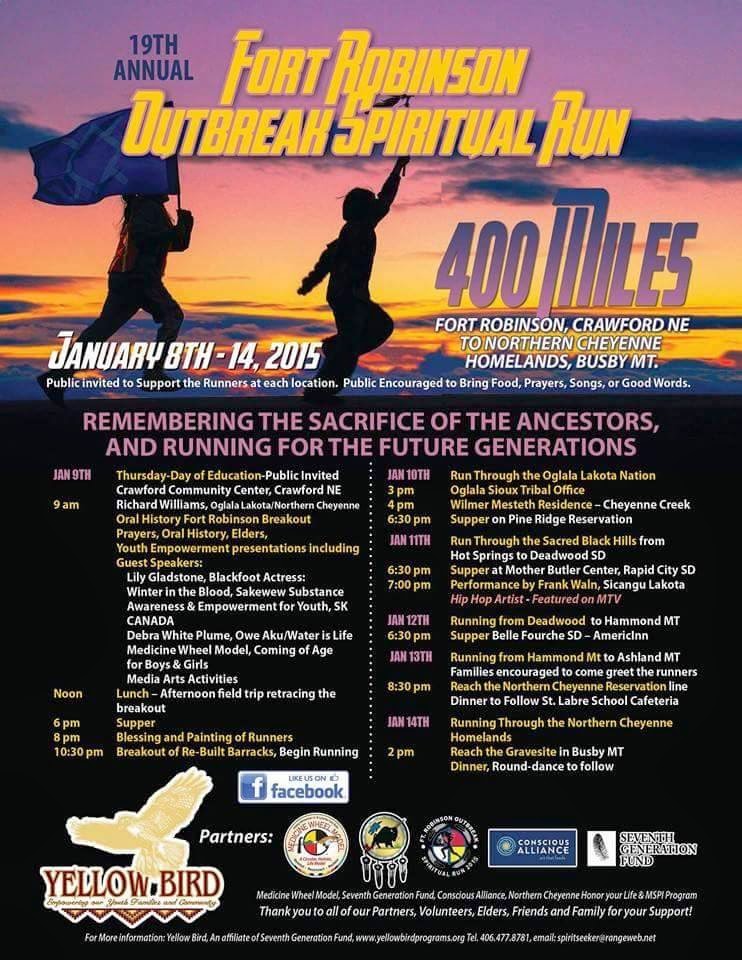 CENSORED NEWS: Fort Robinson Outbreak Spiritual Run 2015