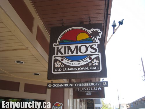 Eat Your City: Kimo's Restaurant Lahaina Maui - casual food with a ...