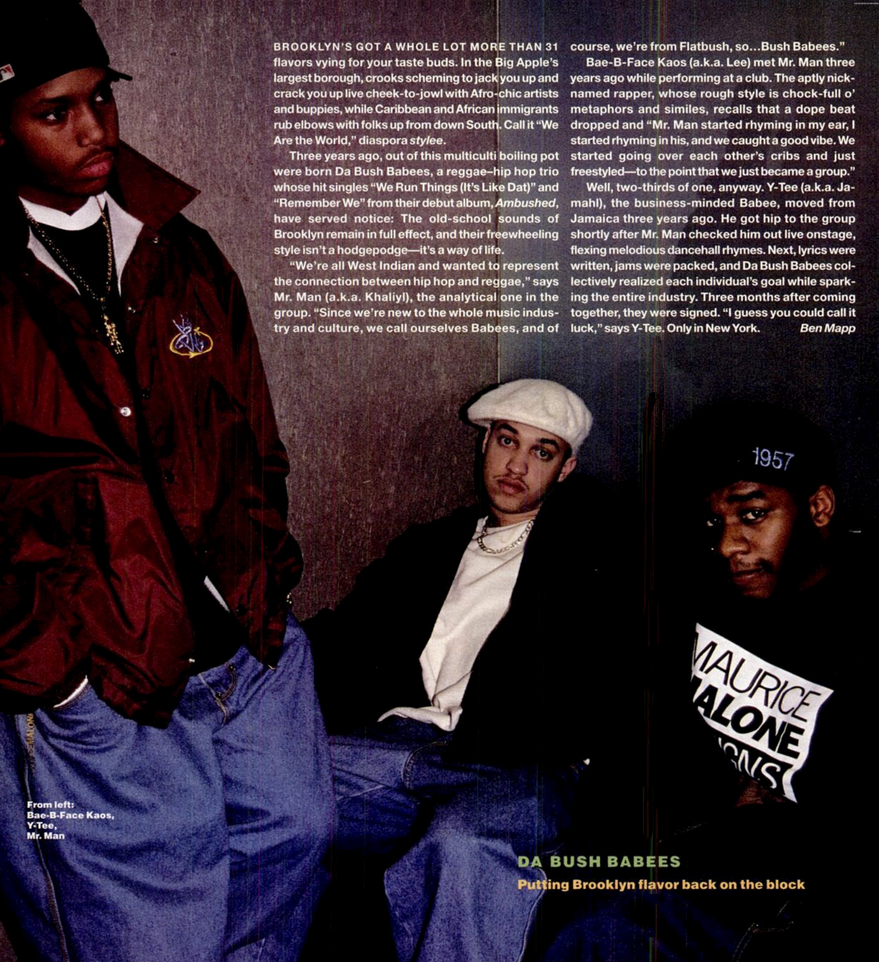 Hip-Hop Nostalgia: Da Bush Babees "Next" Feature In Vibe Magazine (June ...