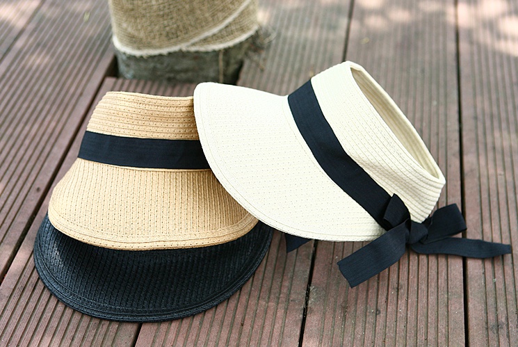 Korean Women Style Sun Cap / Pra Hat / Straw / Beach Hat Series ...