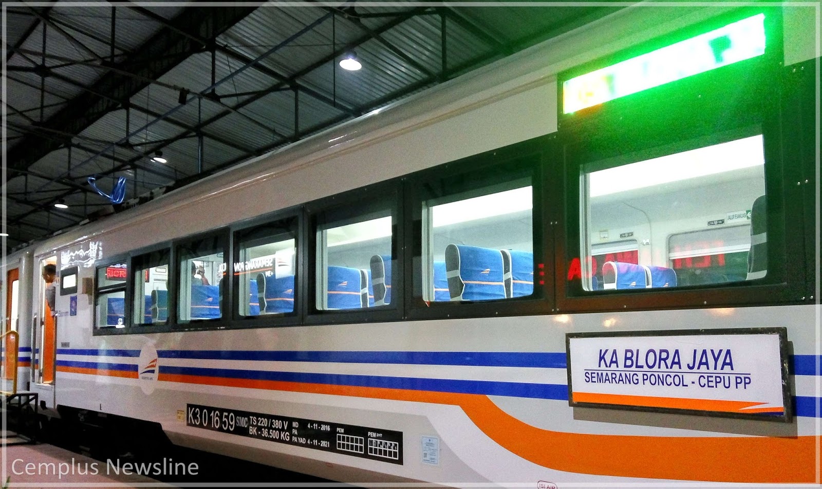 PT KAI LUNCURKAN GERBONG BLORA JAYA EXPRESS | toko miniatur kereta api ...