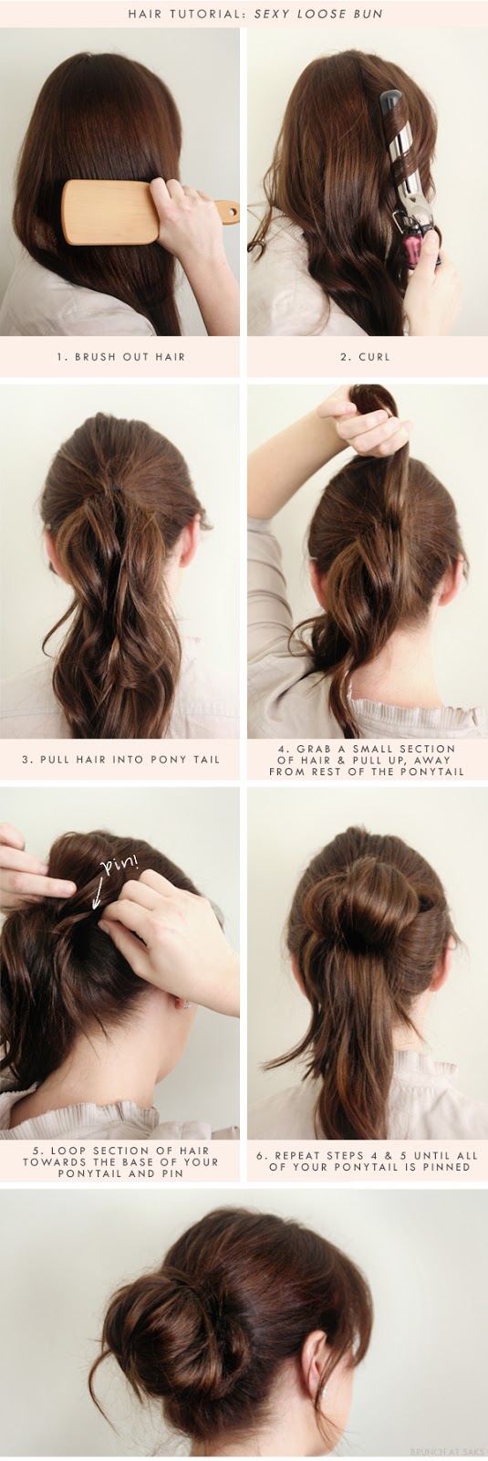 Hair Tutorial Loose Bun B A S Blog