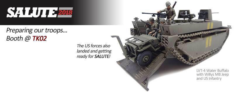 Wargame News and Terrain: Rubicon Models: Salute 2018 - New Plastic LVT ...