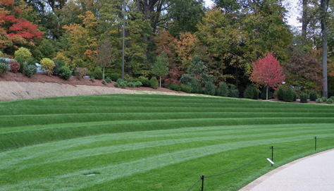 Kim Wilkie's Terraced Landform in Longwood Gardens
