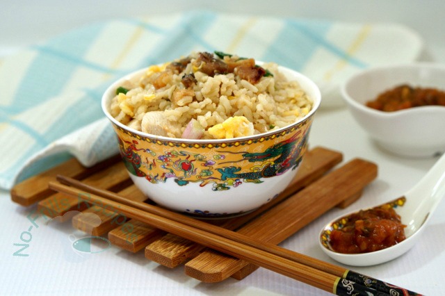 Salted fish fried rice ~ 咸鱼炒饭