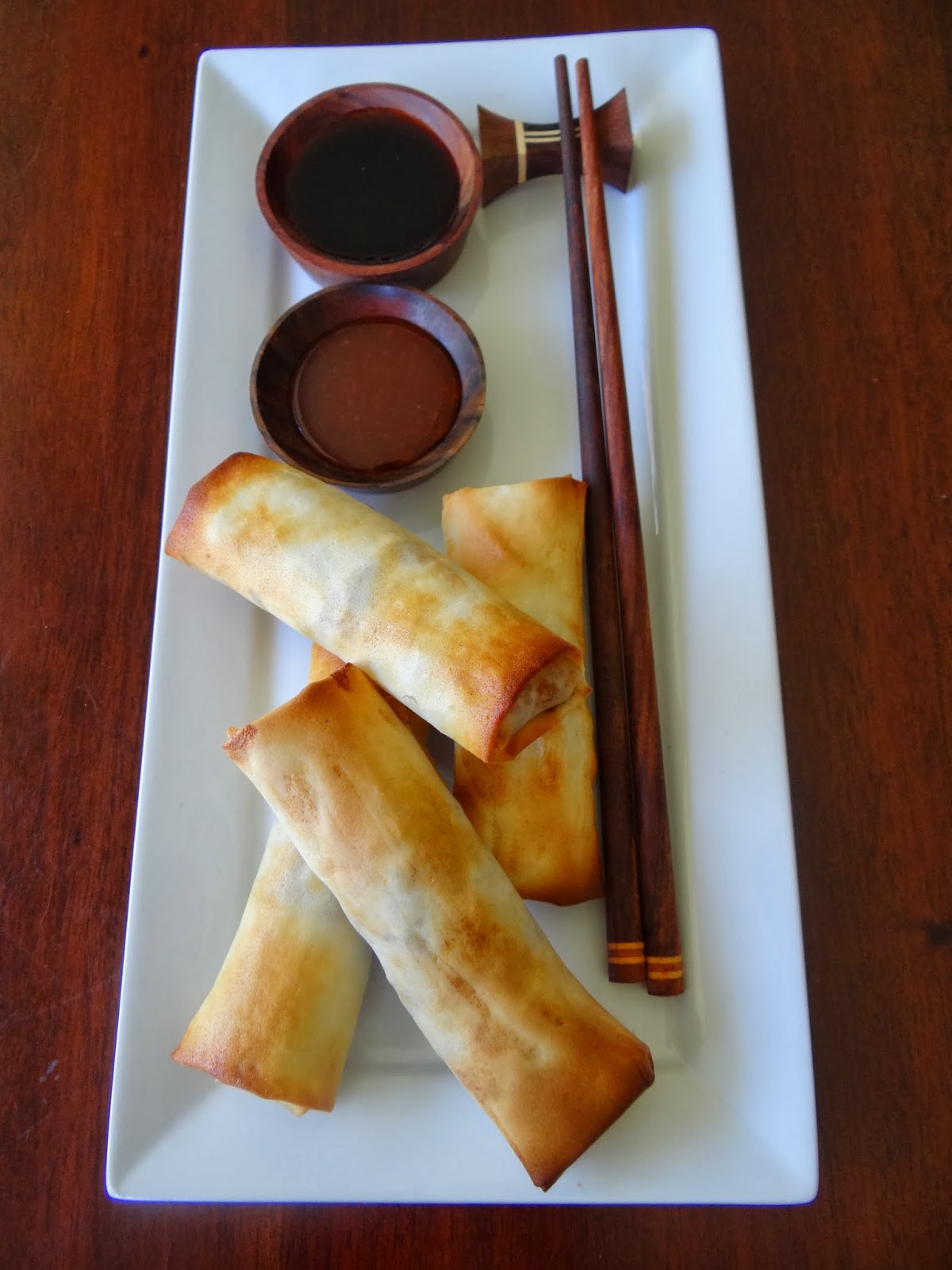 Simple home cook: Baked spring rolls