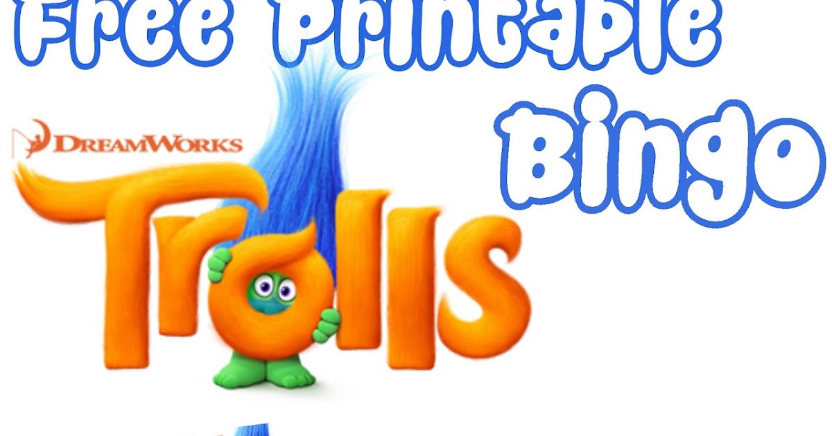 Musings of an Average Mom: Free Printable Trolls Movie Bingo