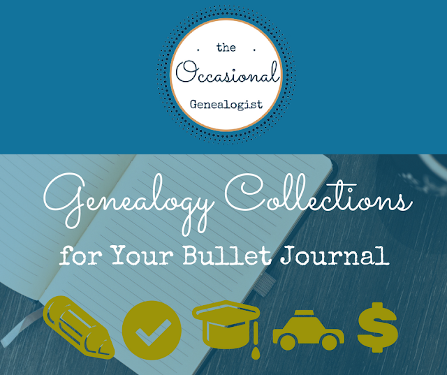 Genealogy Collections for Your Bullet Journal (a list of lists) [The ...
