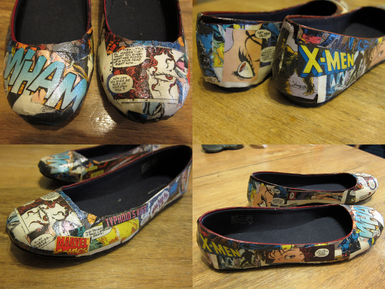 The Daily Claire: Claire Can Craft-Comic Shoes DIY