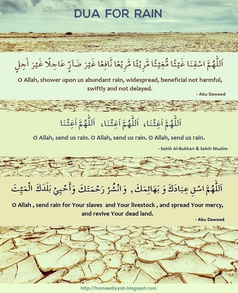 In the Love of Rasulullah (Sallallaahu 'alayhi wasallam): Dua For Rain
