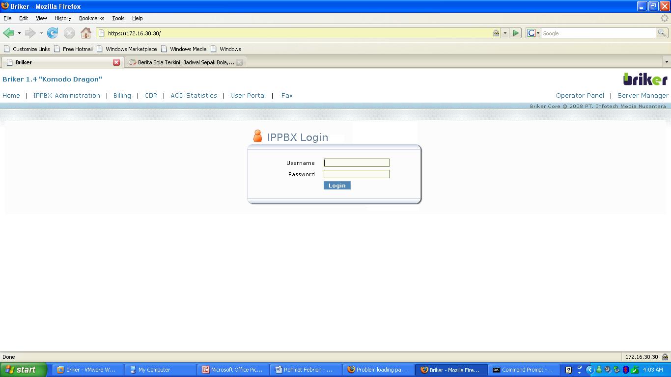 Welcome: Instalasi & Konfigurasi Briker