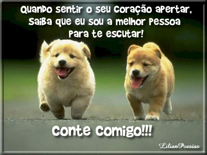 Mensagens da Net: conte comigo : sempre conte comigo