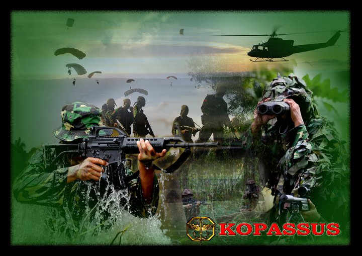 Wallpaper Kopassus In Jungle Gambar Dan Wallpaper
