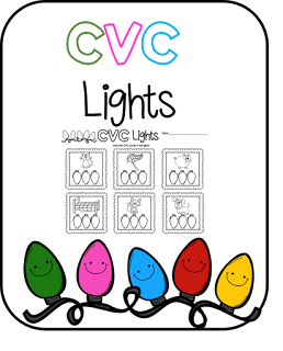 CVC Lights-CVC worksheet FREEBIE | Live, Laugh, I LOVE Kindergarten
