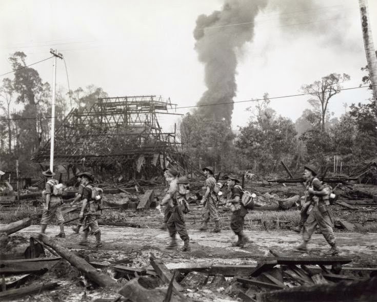 Indonesia Zaman Doeloe: Pasukan infantri Australia di wilayah Tarakan, 1945