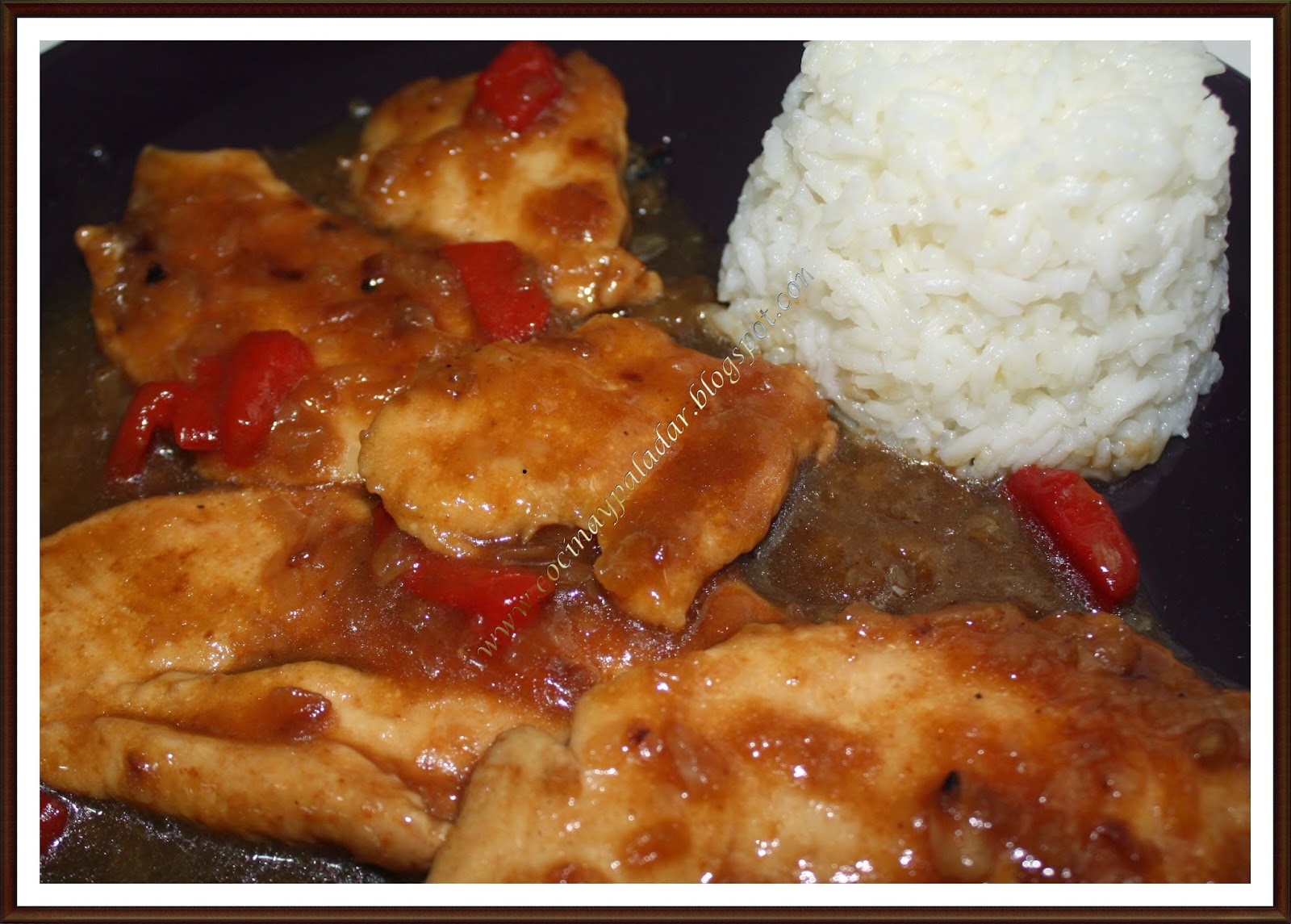 Pollo al Appleteiser o Kas de Manzana..