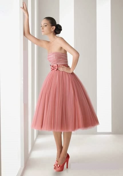 Moda de Modas: VESTIDOS COLOR PALO ROSA