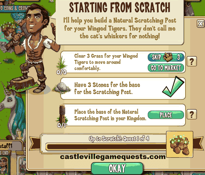 castleville game: Castleville Game Up to Scratch Quests