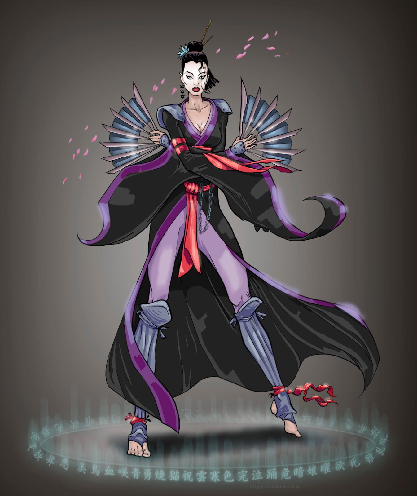 Blog of Will Owen: Geisha Warrior commission